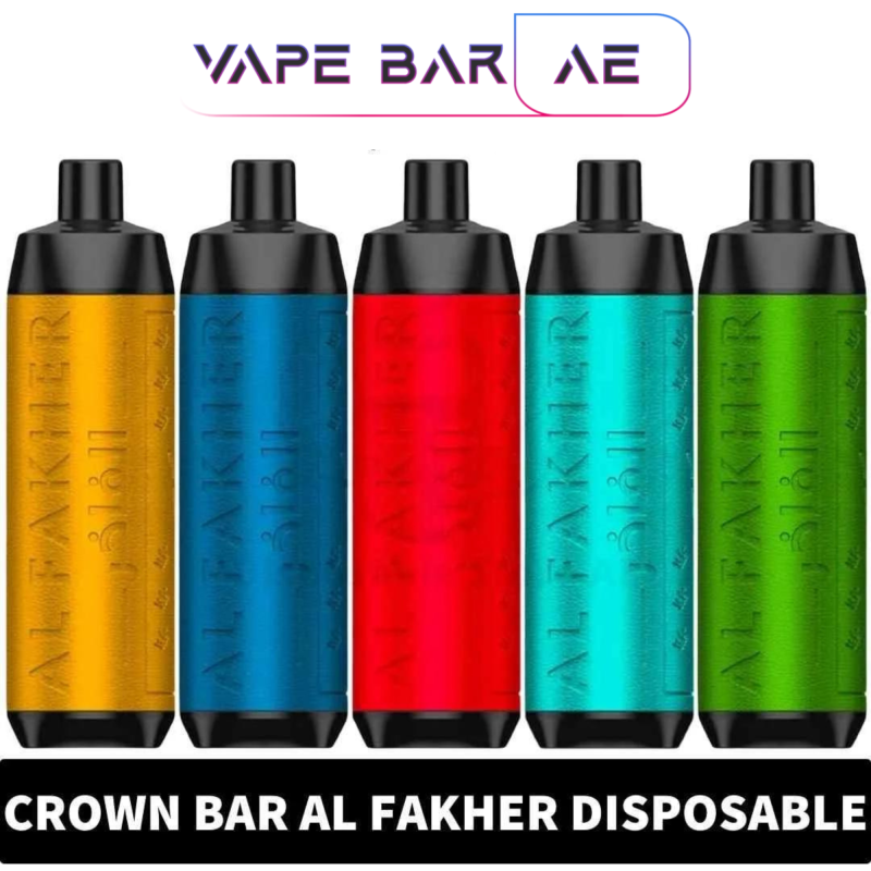 Best Crown Bar 8000 Puffs Disposable Vape 5mg DTL (BIG CLOUD) by Al Fakher